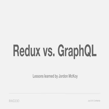 Redux Vs Graphql Ppt 