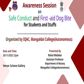 Dog Bite Prevention Awareness In College Pptx Pptx