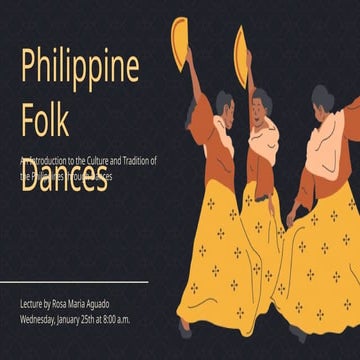 Different Types of Philippine Folk Dances | PPTX