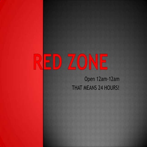 Red zone | PPT | Free Download