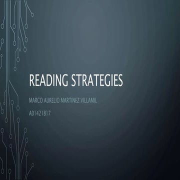 Reading strategies | PPT