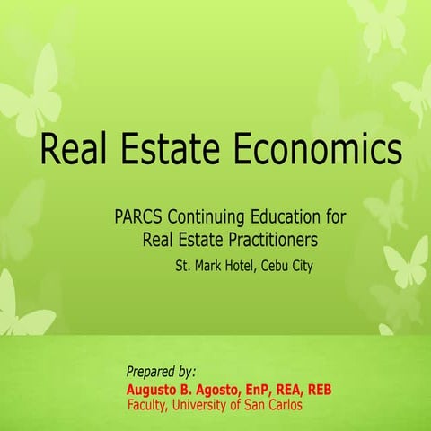 Real Estate Economics | PPTX