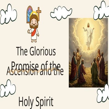 The Ascension of Jesus - A Sunday School Presentation for Teens | PPTX