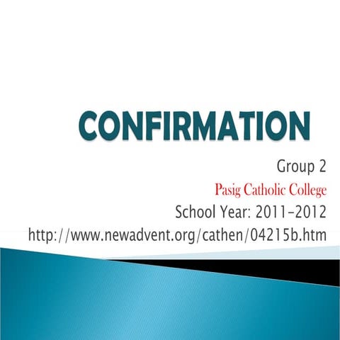 Reed 3 confirmation | PPT