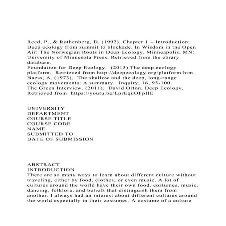 Reed, P., & Rothenberg, D. (1992). Chapter 1 – Introduction D.docx