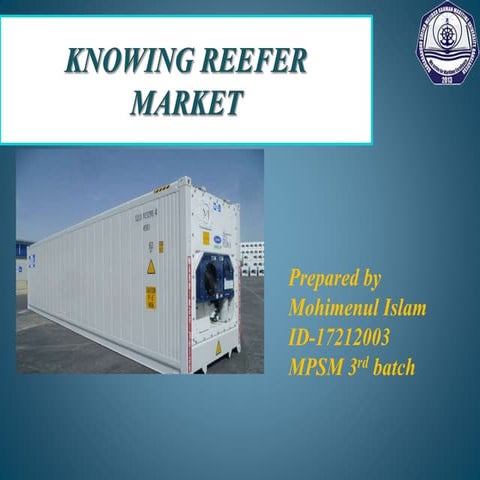 Reefer container market | PPTX