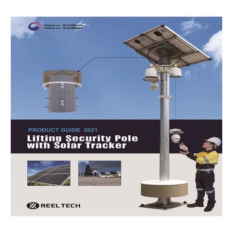 SMART POLE , CCTV LIFTER, PV TRACKER, SOLAR TRACKER (REEL TECH) | PDF