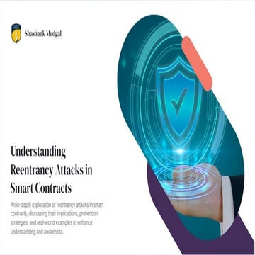 Unveiling the Reentrancy Vulnerability in Ethereum Smart Contracts | PPTX