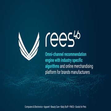 REES46 Product Presentation | PDF | Email | Internet