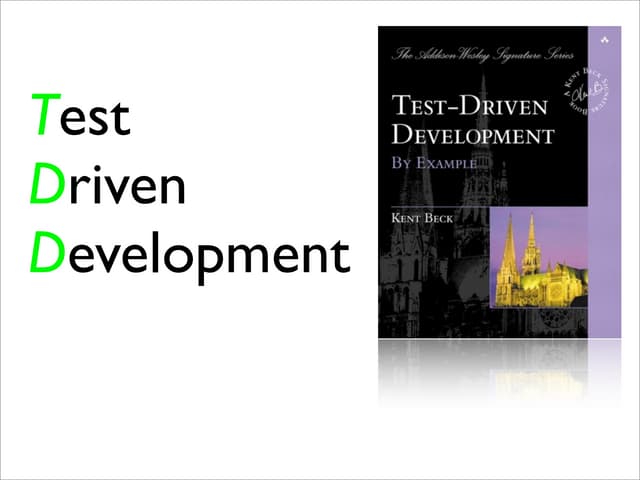 Refactoring In Tdd The Missing Part Ppt