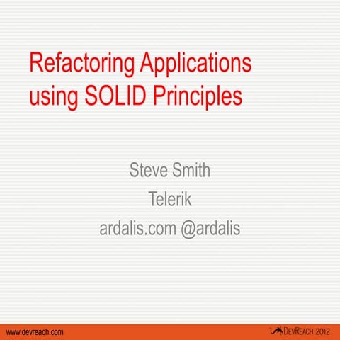 Object Oriented Design Solid Principles