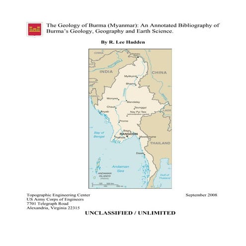 The Geology of Burma (Myanmar): An Annotated Bibliography of Burma’s ...