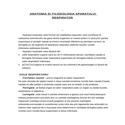 Referat anatomie | DOC