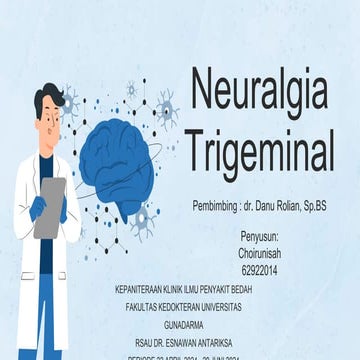 Referat Trigeminal Neuralgia. Definisi. pptx | PPTX