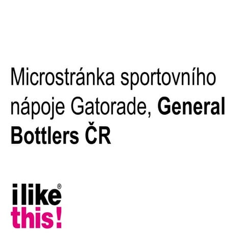 Microsite Gatorade | PDF