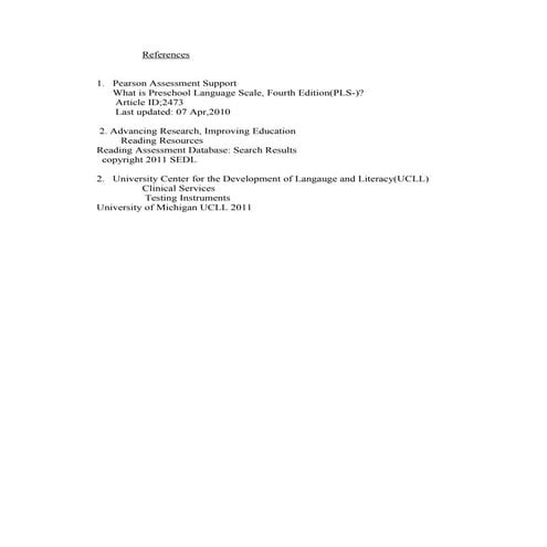 Reference assessment | PDF