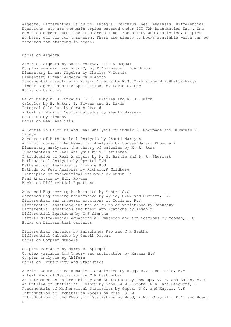 real analysis topics