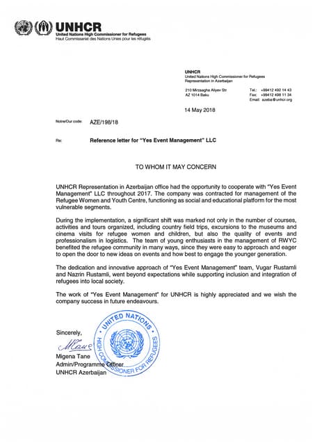 UEFA reference letter | PDF