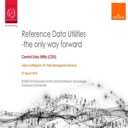 Reference data utilities - the only way forward | PPT
