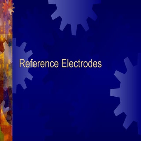 Engineering Chemistry Module 1 : Reference Electrodes | PDF