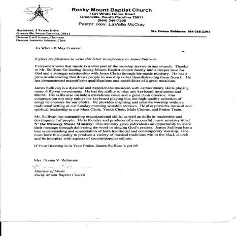 Reference Letter 1 | PDF