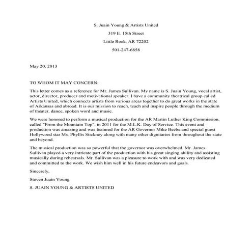 Reference Letter 2 | PDF