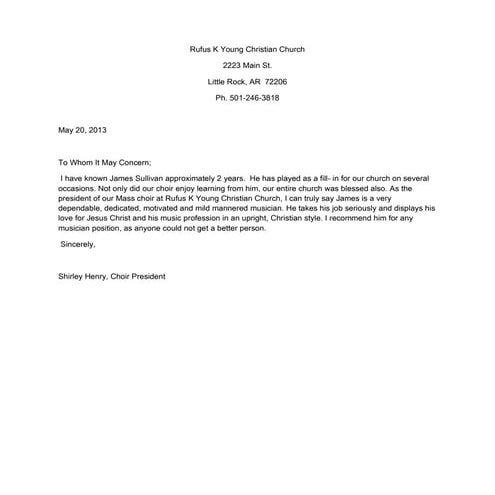Reference Letter 3 | PDF
