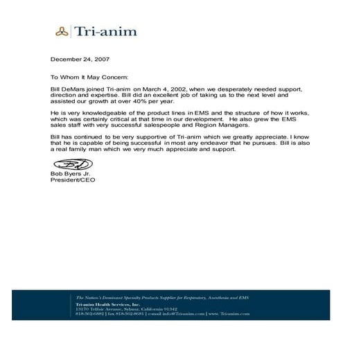 Reference Letter from Bob Byers 07 12 25 | DOCX