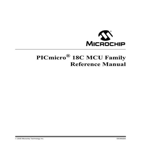 Reference manual pic18f | PDF