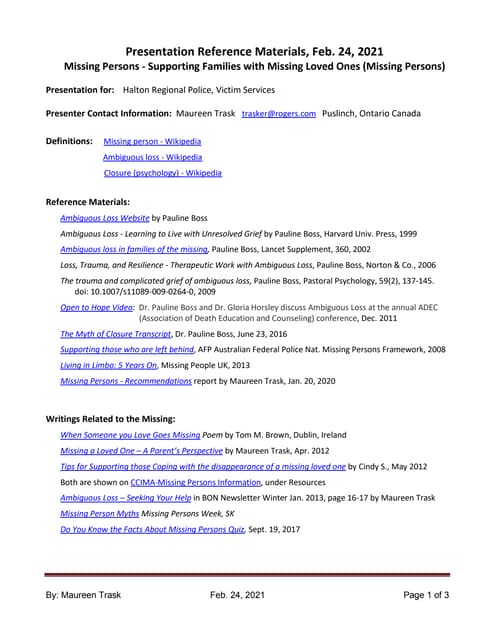 Reference Materials Apr 17 2019 | PDF