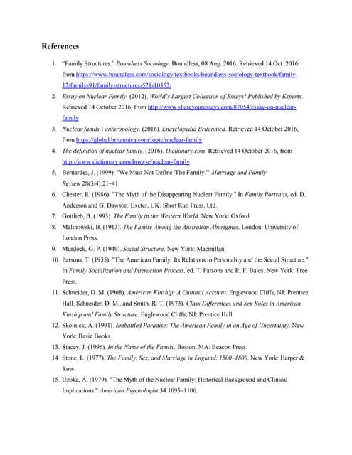 Joint Family And Nuclear Family .. | PPTX