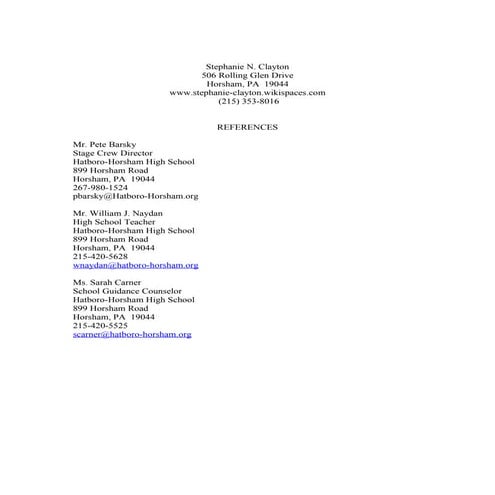 References | DOC | Education