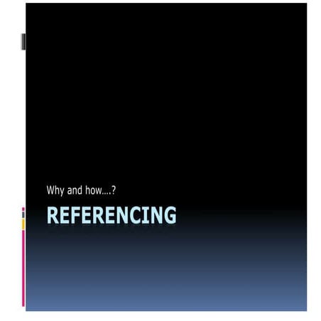 Referencing | PPT