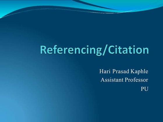 UWS Brief Guide to Harvard Referencing | PDF