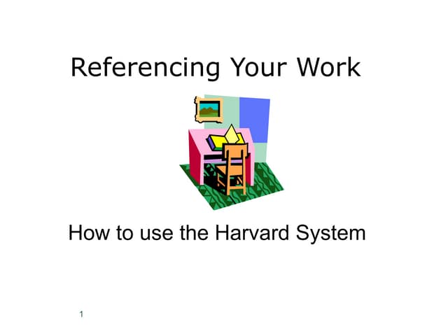 Harvard Referencing | PPTX