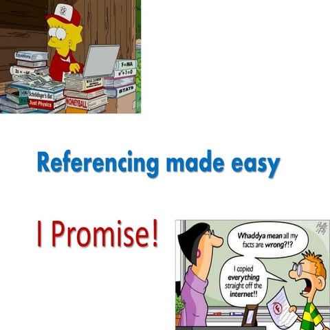 Referencing made easy | PPTX