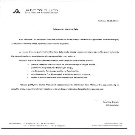 Referencje Atominium | PDF