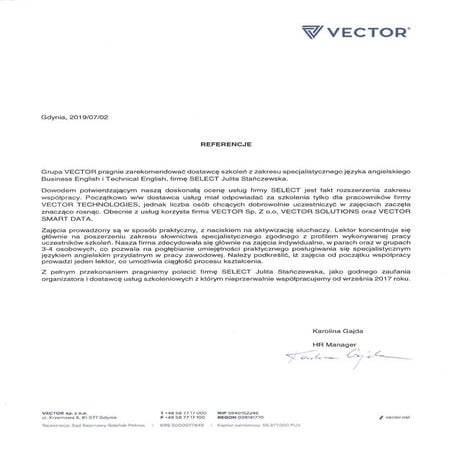 Referencje firmowe. | PDF