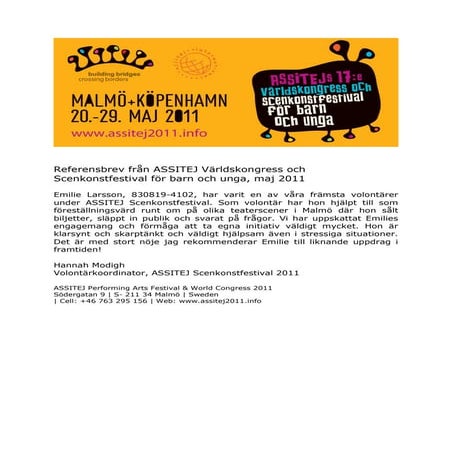 Emlarsson presentations