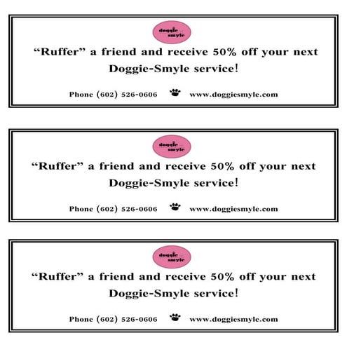 Referral Coupon | DOC | Marketing and Advertising | Business