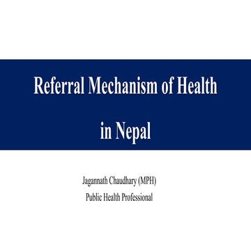 Referal system ppt (presntation lecture) | PPTX