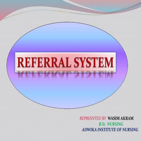 Referral system // Community Referral System | PPTX