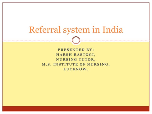 First referral units | PDF