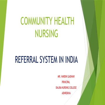 First referral units | PDF