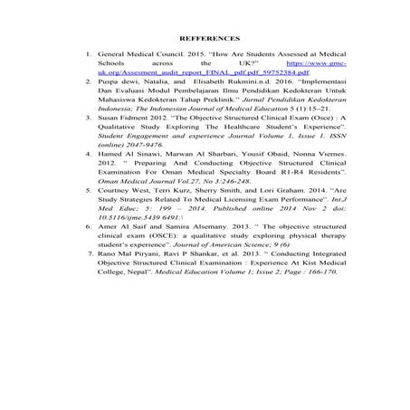 Refferences | PDF | Educational Assessment | Education