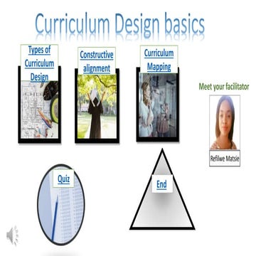 Refilwe Matsie_Curriculum Design basics | PPT