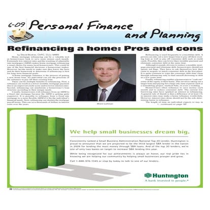 Refinance | PDF | Home Financing | Personal Debt