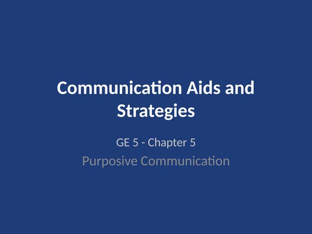Using Visual Aids in Public Speaking | PDF