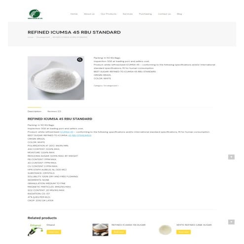 REFINED ICUMSA 45 RBU STANDARD | PDF