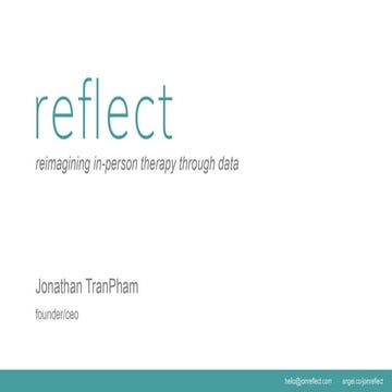 Reflect Pitch Deck | PDF